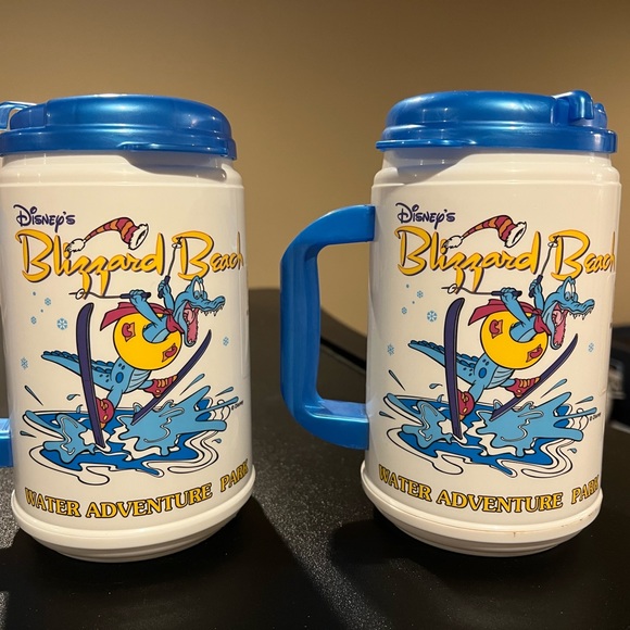 Disney | Dining | Vintage 99s Pair Of Disneys Blizzard Beach Water ...